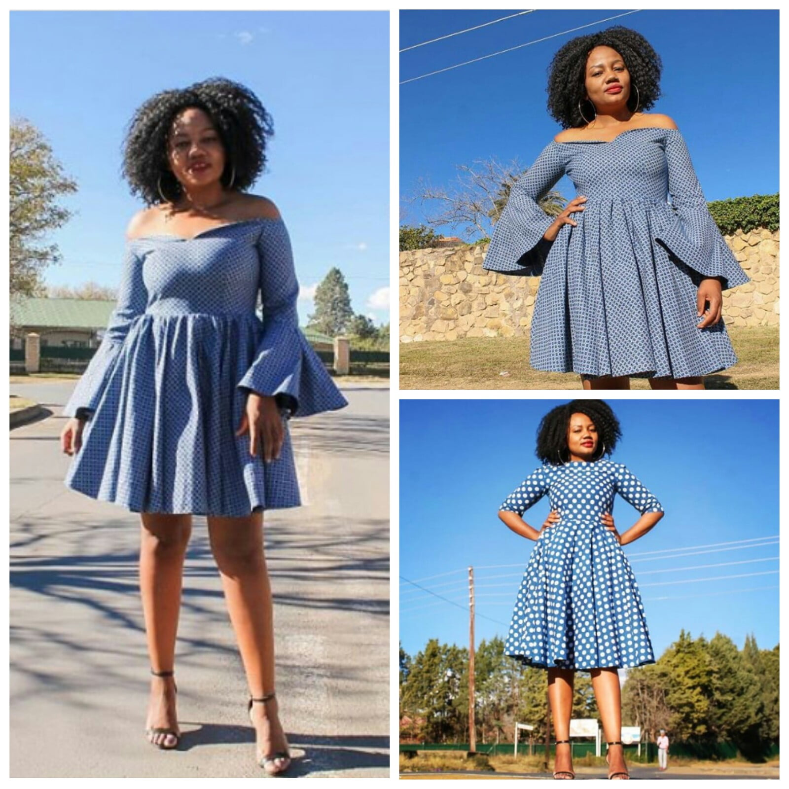 Clipkulture | Cute Shweshwe Dress Styles by Majoress