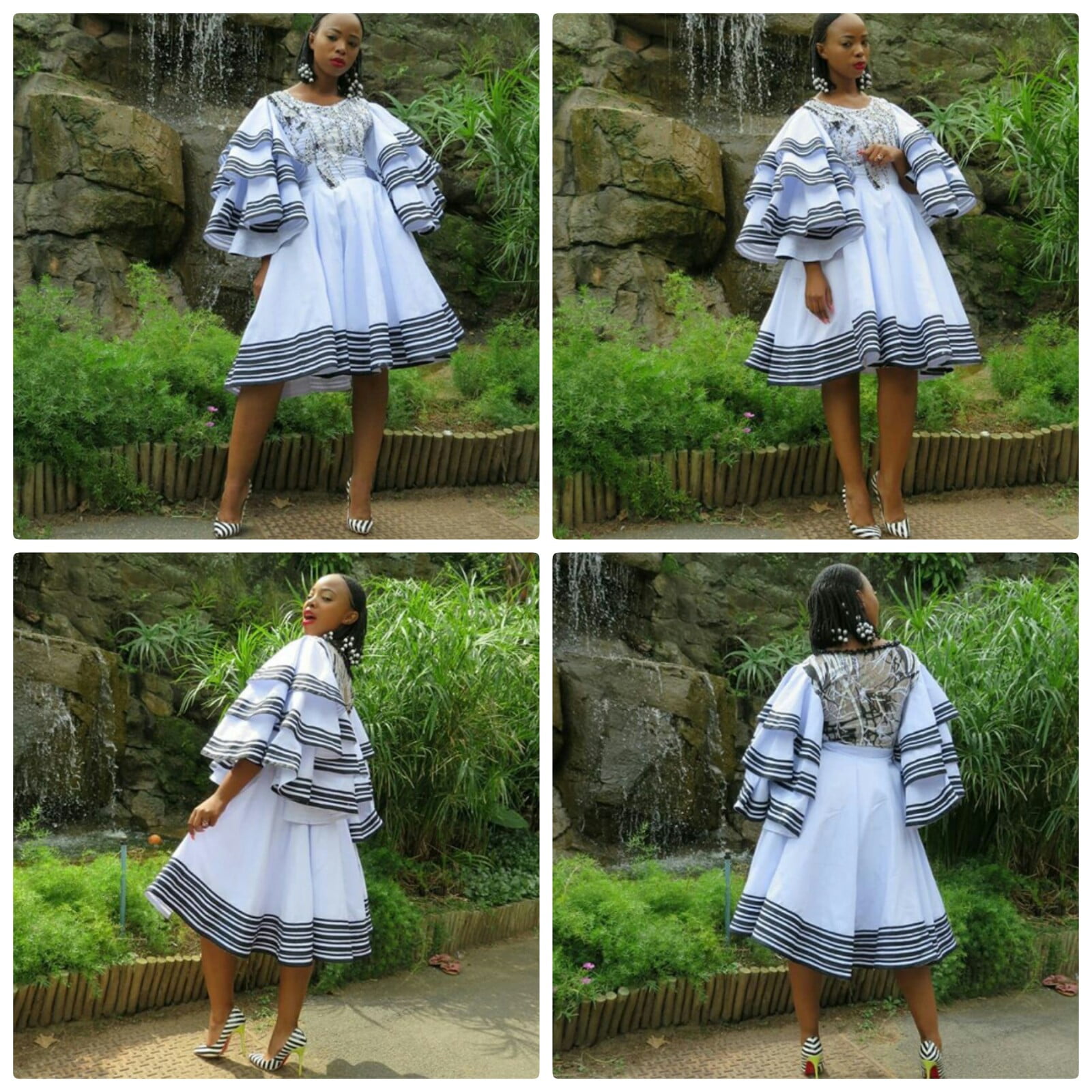 Clipkulture | Dlamini Ntsike In Beautiful Xhosa Umbhaco Dress With ...