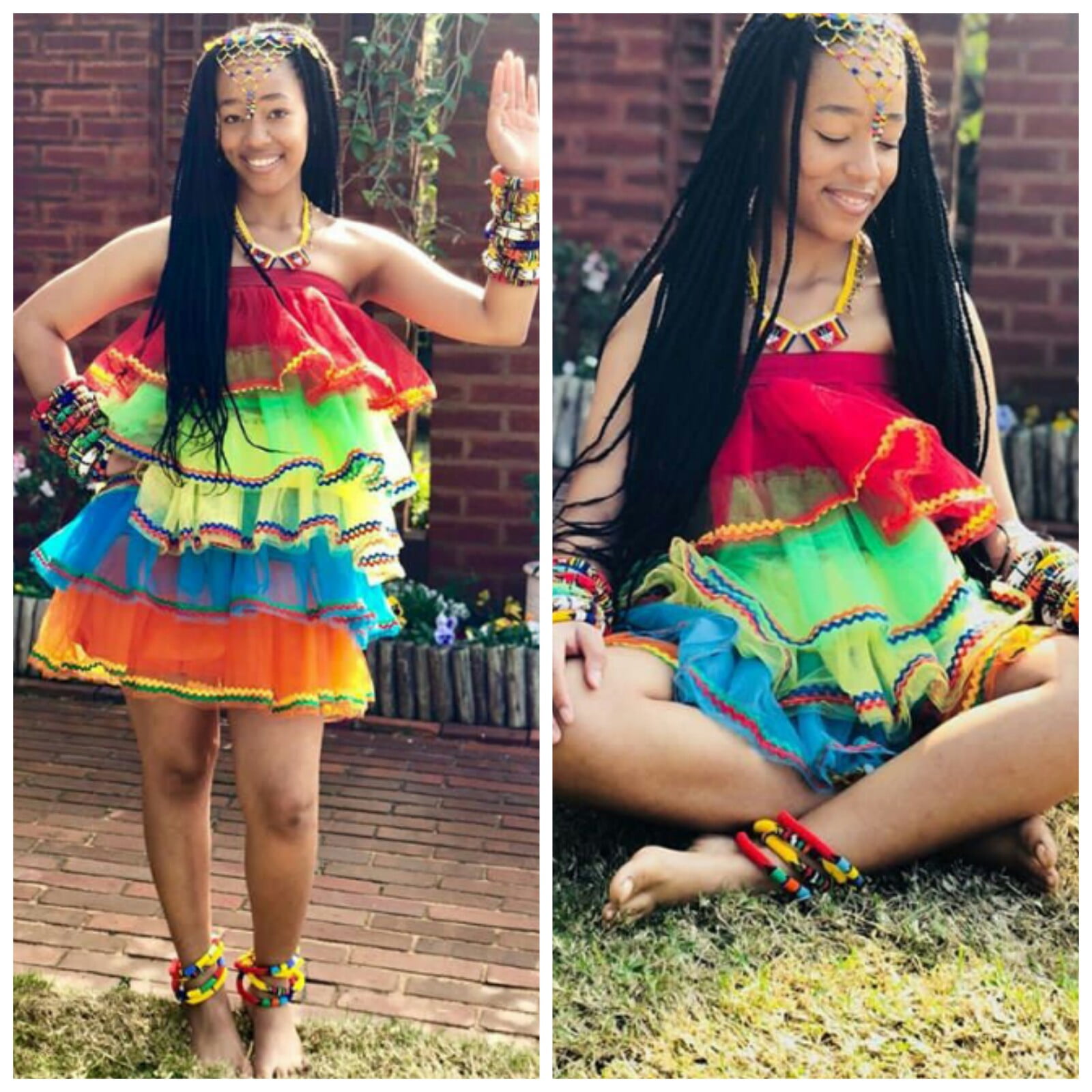 Clipkulture | Nosipho In Beautiful Traditional Attire For Heritage Month.