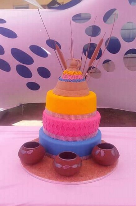 Fusion of Sepedi and Sesotho Wedding Cake – Clipkulture