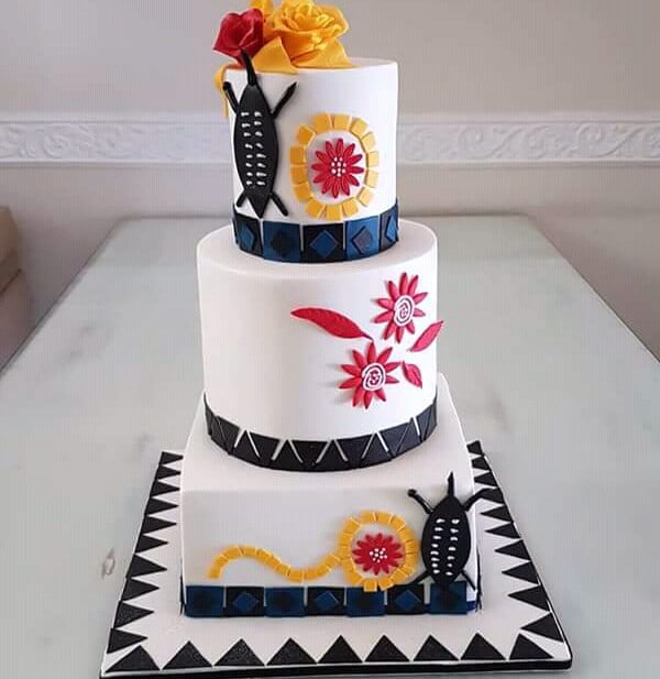 Clipkulture | Modern Traditional Wedding Cake