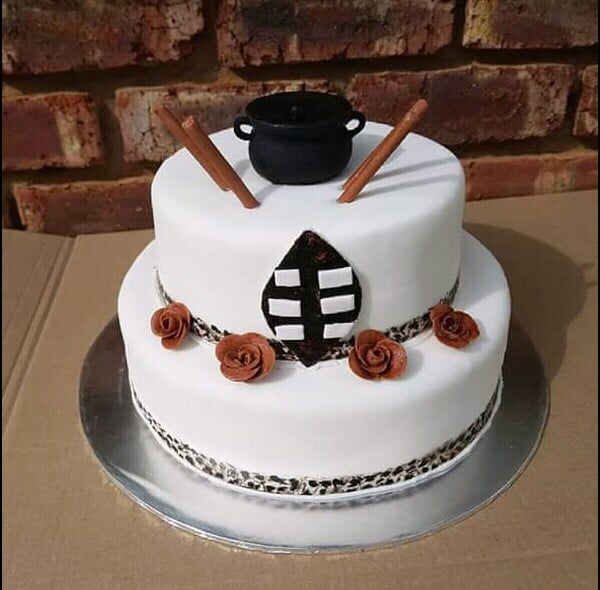 Clipkulture | Traditional Zulu Themed Cake for Umembeso