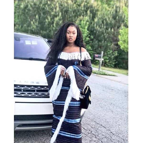 Clipkulture | Off Shoulder Fulani Traditional Lepi Attire With White ...