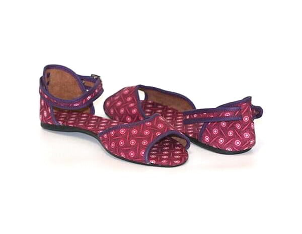Clipkulture | Flat Shweshwe Sandals for Ladies