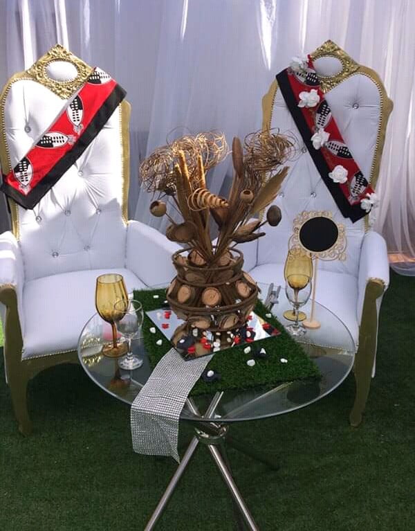 Clipkulture | Swazi Couple Stage Decor