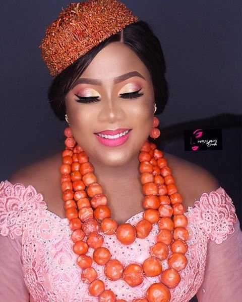 Clipkulture | Beautiful Okrika Bride In Traditional Coral Beads Crown ...