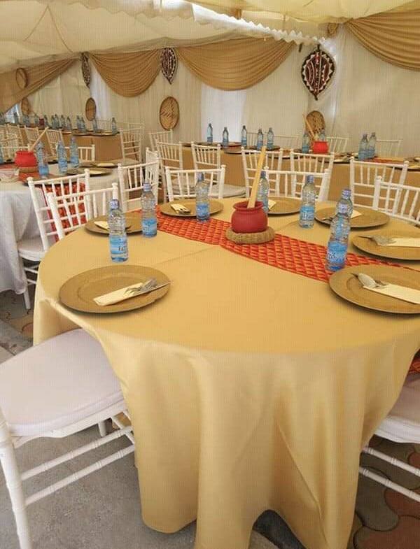 Clipkulture | Gold and Orange Theme Ruracio Decor