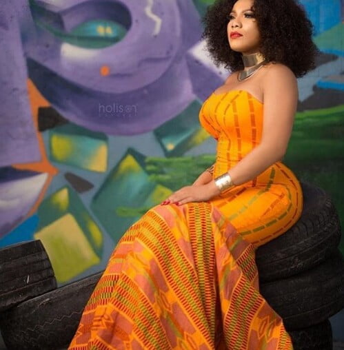 Zynnell Zuh in Armless Mermaid Kente Dress – Clipkulture