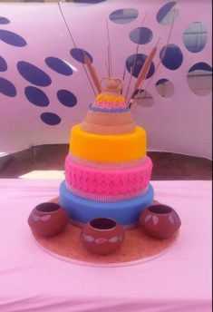 Fusion of Sepedi and Sotho Traditional Wedding Cake – Clipkulture