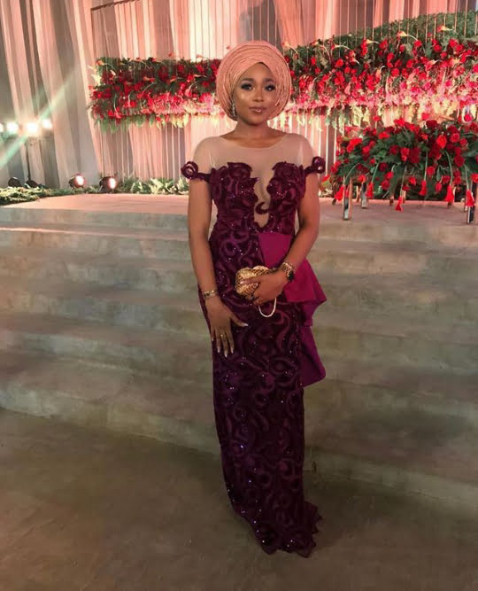 Clipkulture | Beautiful Wine Colour Traditional Attire With Gélé