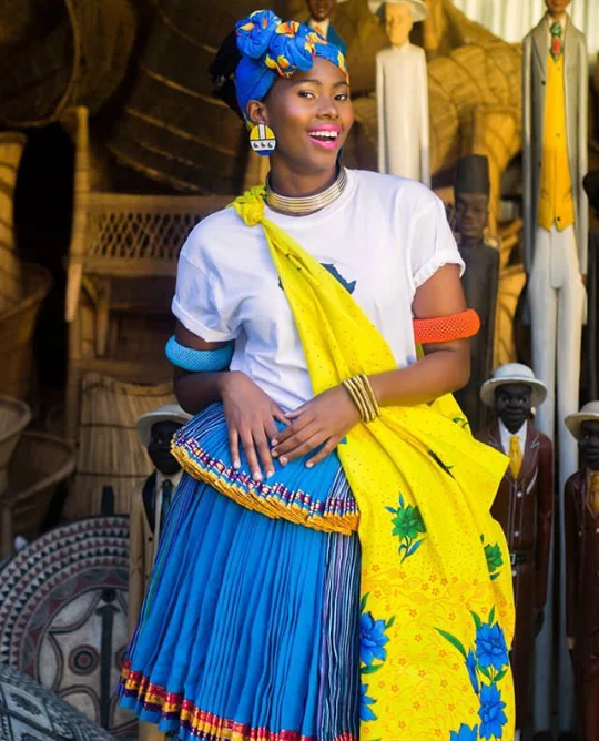 Clipkulture | Beautiful Tsonga Traditional Xibelani Attire