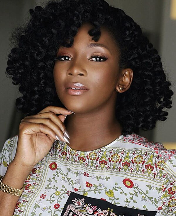 Clipkulture | Genevieve Nnaji Looking Cute in Finger Twists Hairstyle