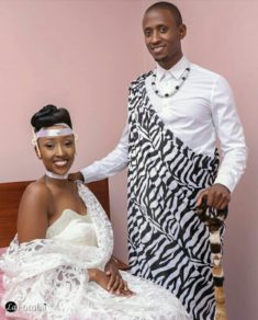 Couple In Rwandan Mushanana Traditional Wedding Attire – Clipkulture