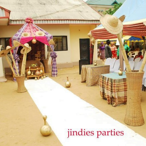Ikwerre Traditional Marriage Decor with Raffia Theme – Clipkulture