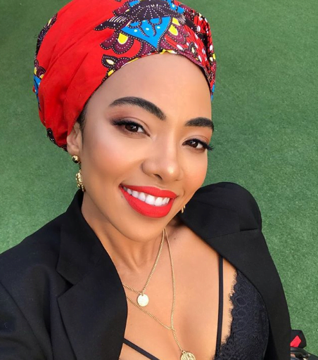 Amanda Dupont in an African Print Headwrap – Clipkulture