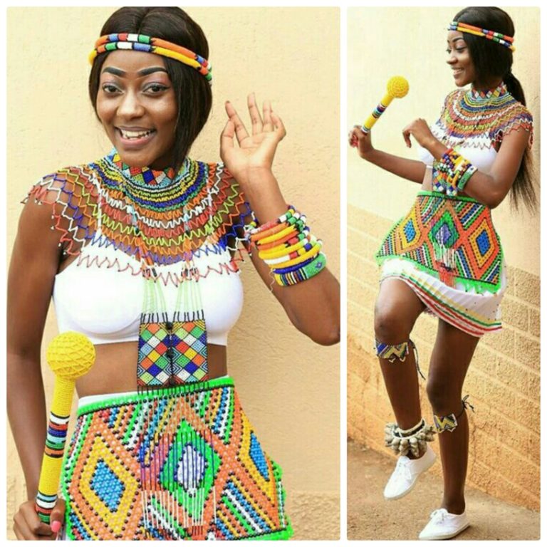 Beautiful Zulu Umemulo Traditional Attire – Clipkulture