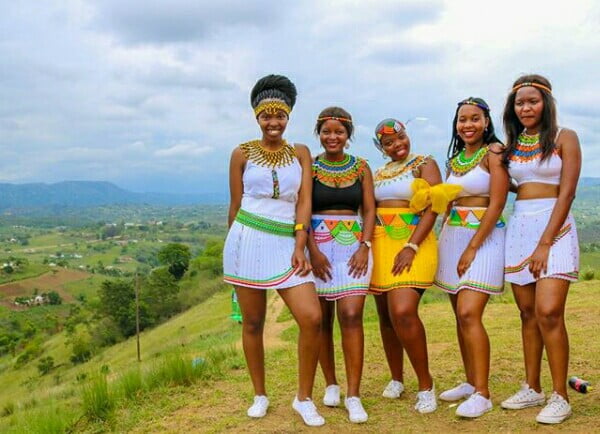 Clipkulture | Zulu Maidens In Beautiful Umemulo Traditional Attire