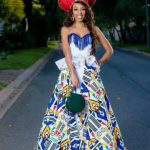 Red and White Beaded Isicholo Cake | Clipkulture | Clipkulture