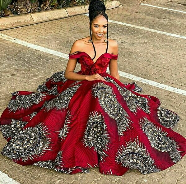 20 Off Shoulder African Dresses Designs Pictures – Clipkulture