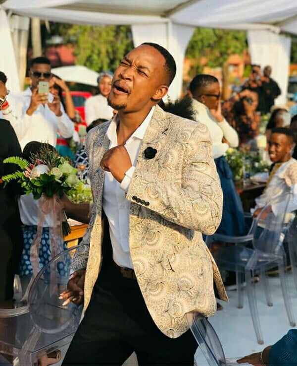 South African Groom In Shweshwe Print Jacket and Black Pants – Clipkulture