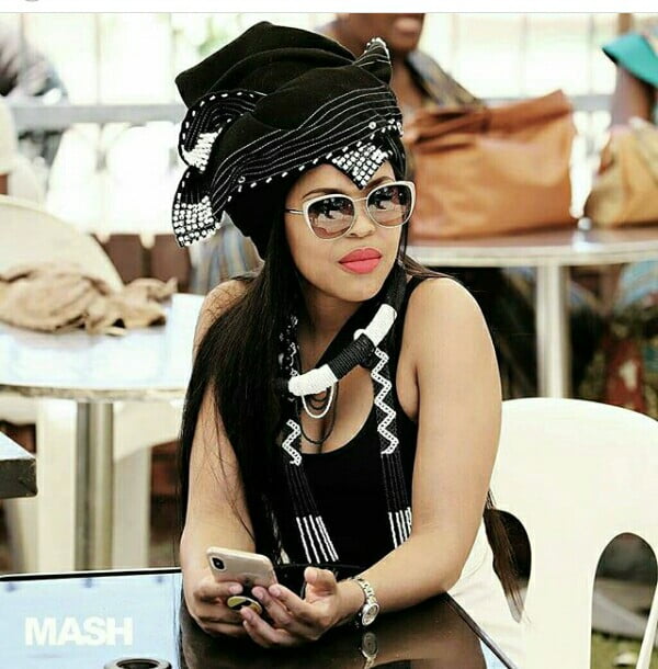 Clipkulture | Lwazi Mashiya Looking Gorgeous In Black and White Xhosa ...