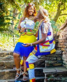 Zulu Couple In Beautiful Modern Umblaselo Traditional Attire – Clipkulture
