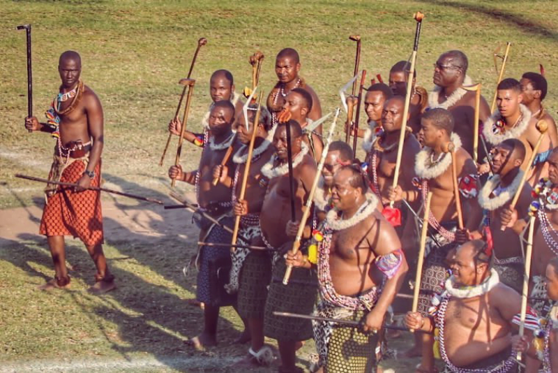 Clipkulture | Swati King and His men At The Reed Dance Festival 2019