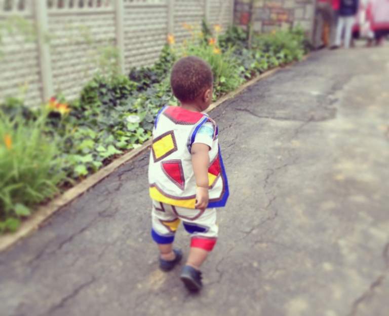 Boy In Zulu Umblaselo Waistcoat and Three Quarter Pants – Clipkulture