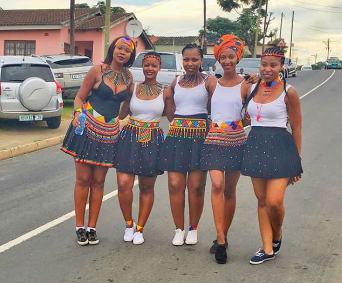 Clipkulture | Beautiful Zulu Maidens In Umemulo Traditional Attire