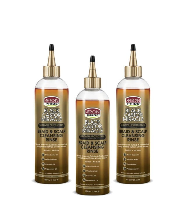 Scalp Cleanser for Braids: Black Castor Miracle Braid & Scalp Cleansing ...