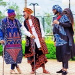 Father and Son In Cameroon Toghu Traditional Wear - Clipkulture ...