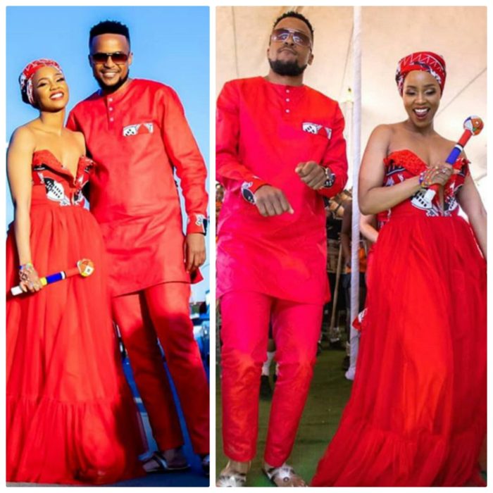Clipkulture | Couple In Beautiful Red Swati Emahiya Inspired ...