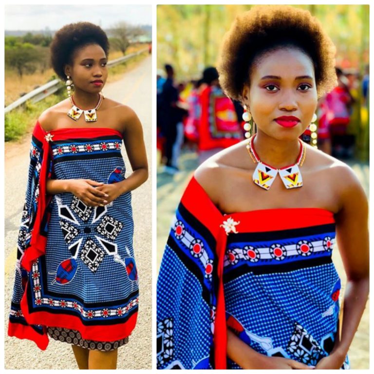Girl In Emahiya Traditional Attire and Beaded Ligcebesha Necklace ...