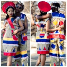 Beautiful Male and Female Zulu Umblaselo Traditional Attire – Clipkulture