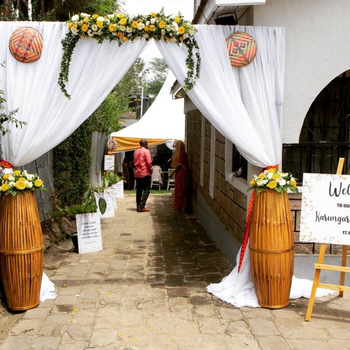 Clipkulture | Traditional Tent Decorations for Weddings in Kenya