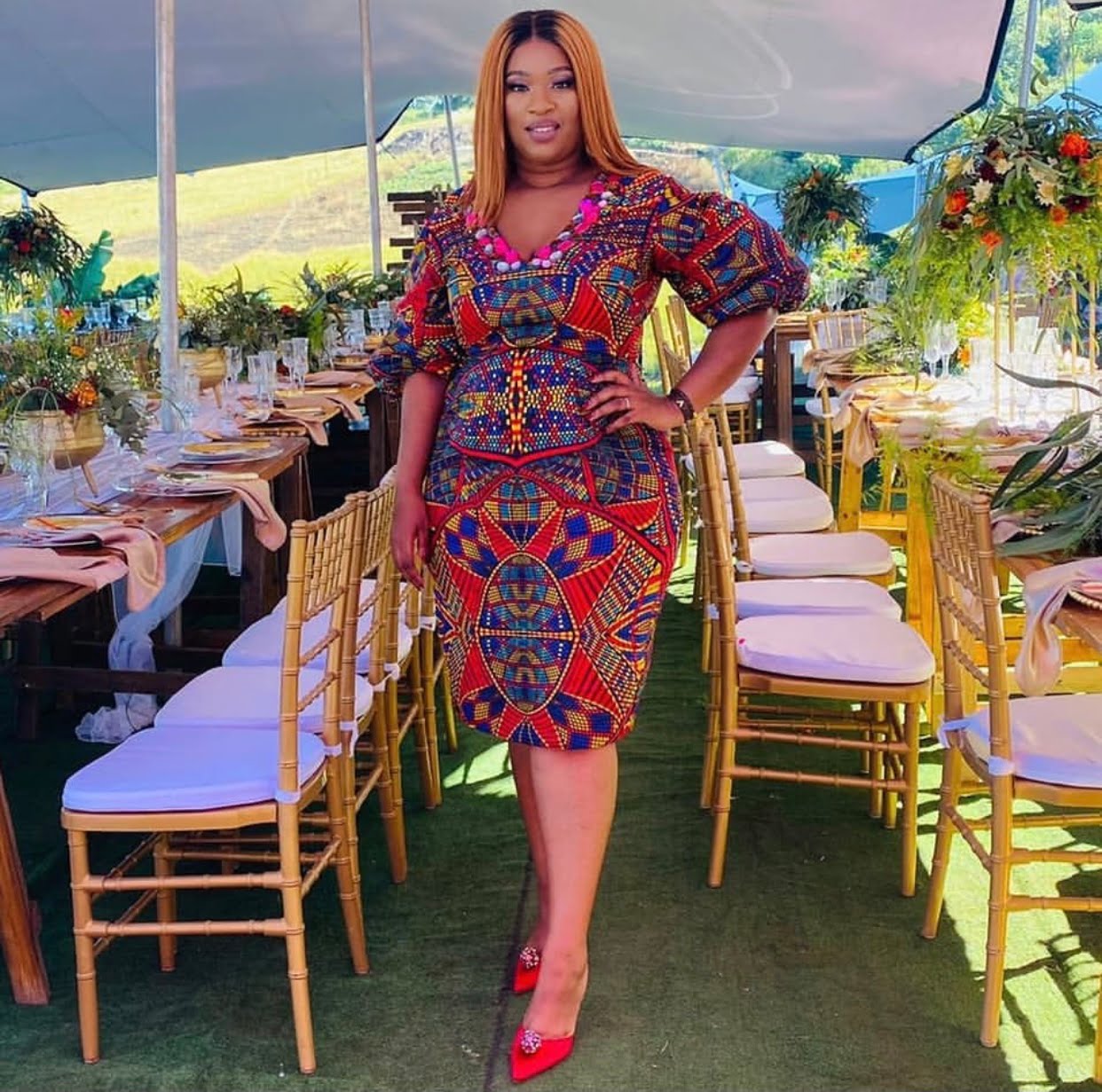 Clipkulture | Short African Print Dress