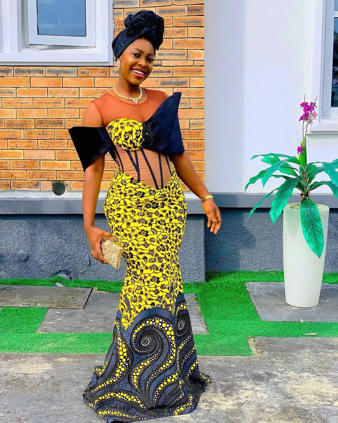 24 Yellow Ankara Styles That Brighten Your Day - Clipkulture