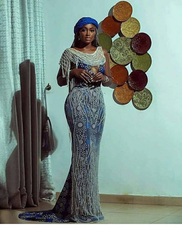 11 Blue Ankara Wedding Guest Styles - Clipkulture