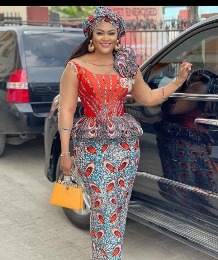 23 Colourful Ankara With Net, Tulle Styles – Clipkulture