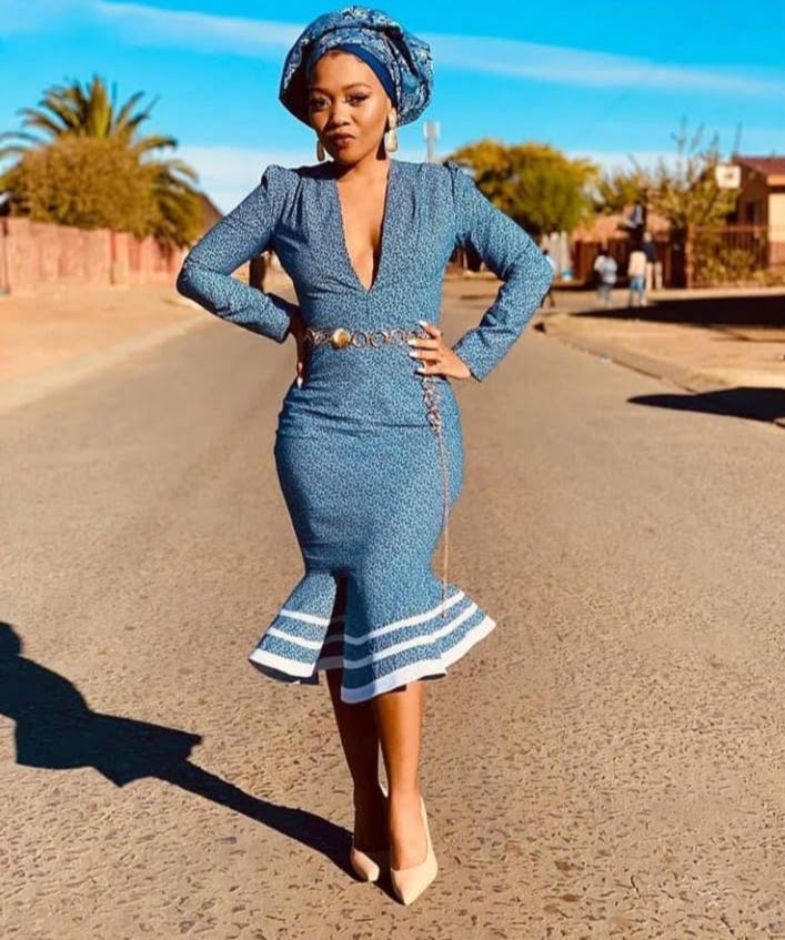 20 Shweshwe Styles That Pop in Our Fashion Gallery - Clipkulture