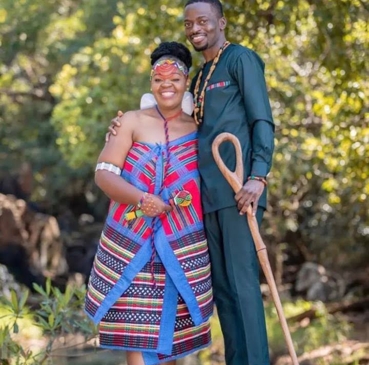 Clipkulture | 17 Lovely South African Couples in Matching Traditional Attire