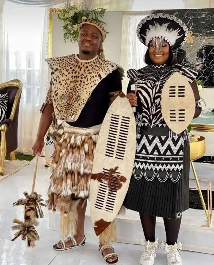 Clipkulture | 17 Lovely South African Couples in Matching Traditional Attire