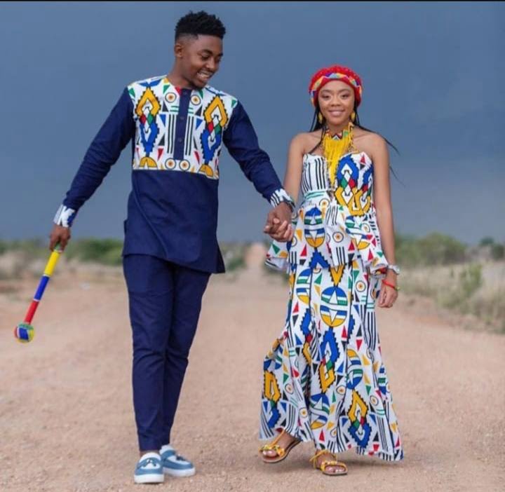 Clipkulture | 17 South African Couples in Matching Traditional Attire