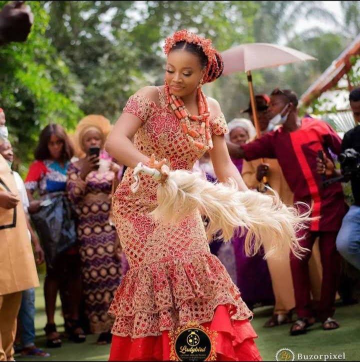 Clipkulture | 26 Cute Ibibio and Igbo Brides in Traditional Wedding Attire