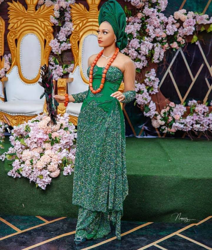 Clipkulture | 26 Cute Ibibio and Igbo Brides in Traditional Wedding Attire