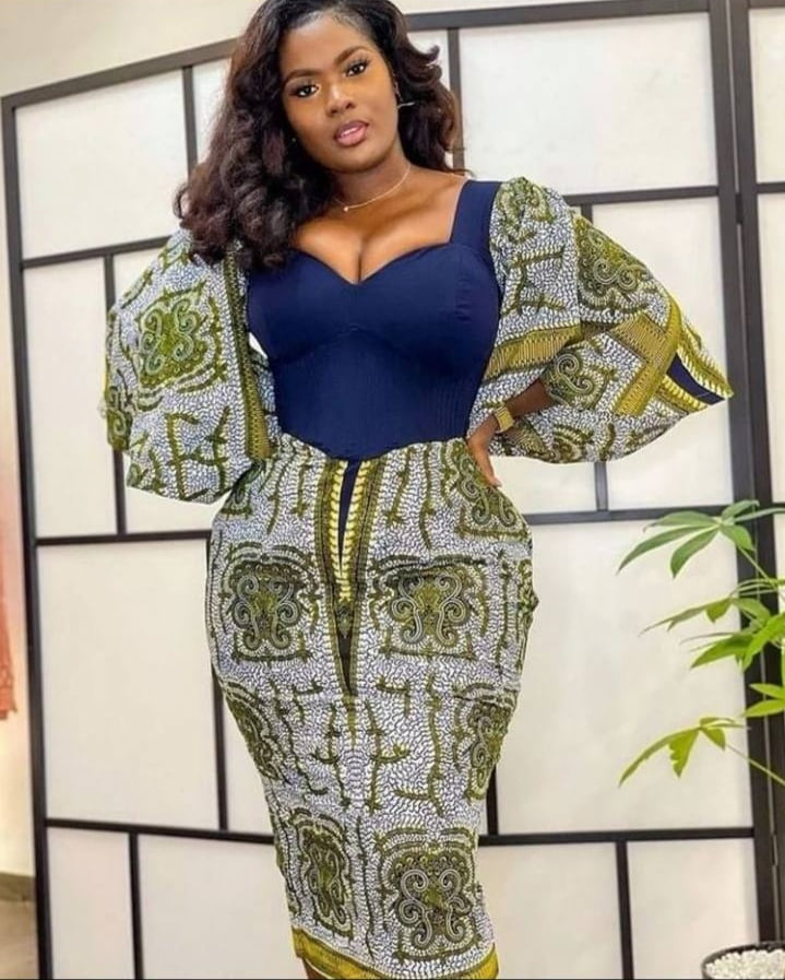 Clipkulture | 21 Styles That Combine Ankara With Other Fabric